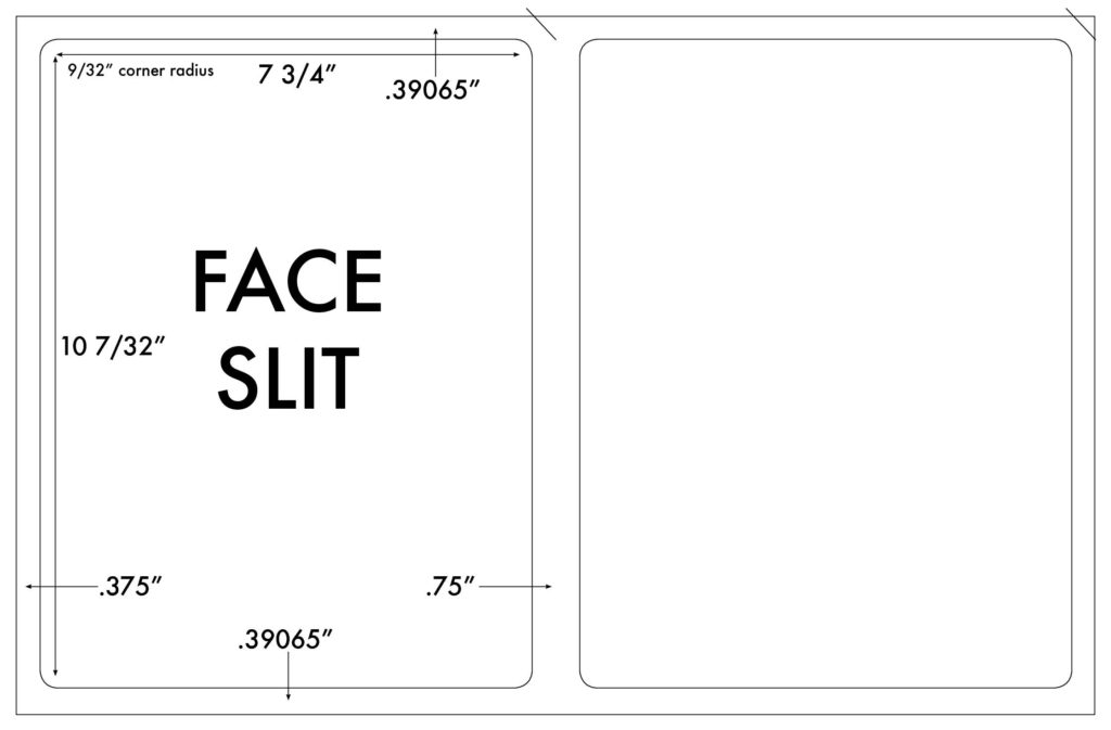 Steadfast Die-Cut Label 11x17 Template: SF5060 - Steadfast Paper