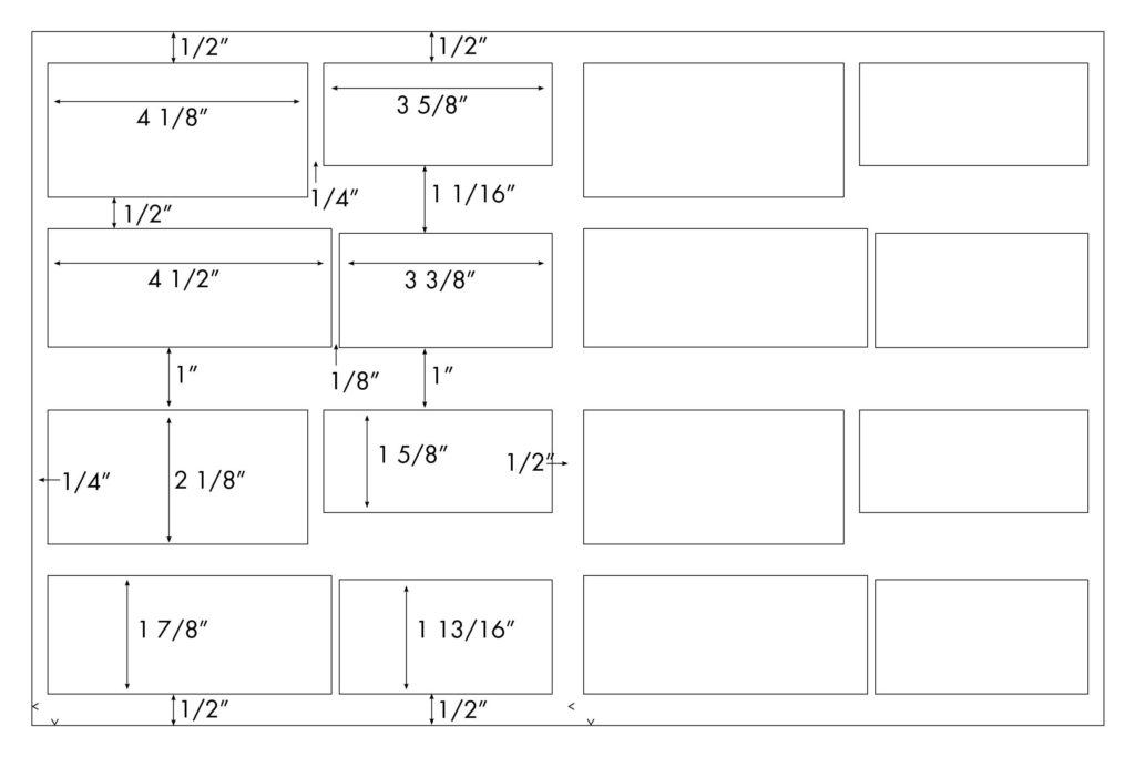 Steadfast Die-Cut Label 11x17 Template: SF5962 - Steadfast Paper